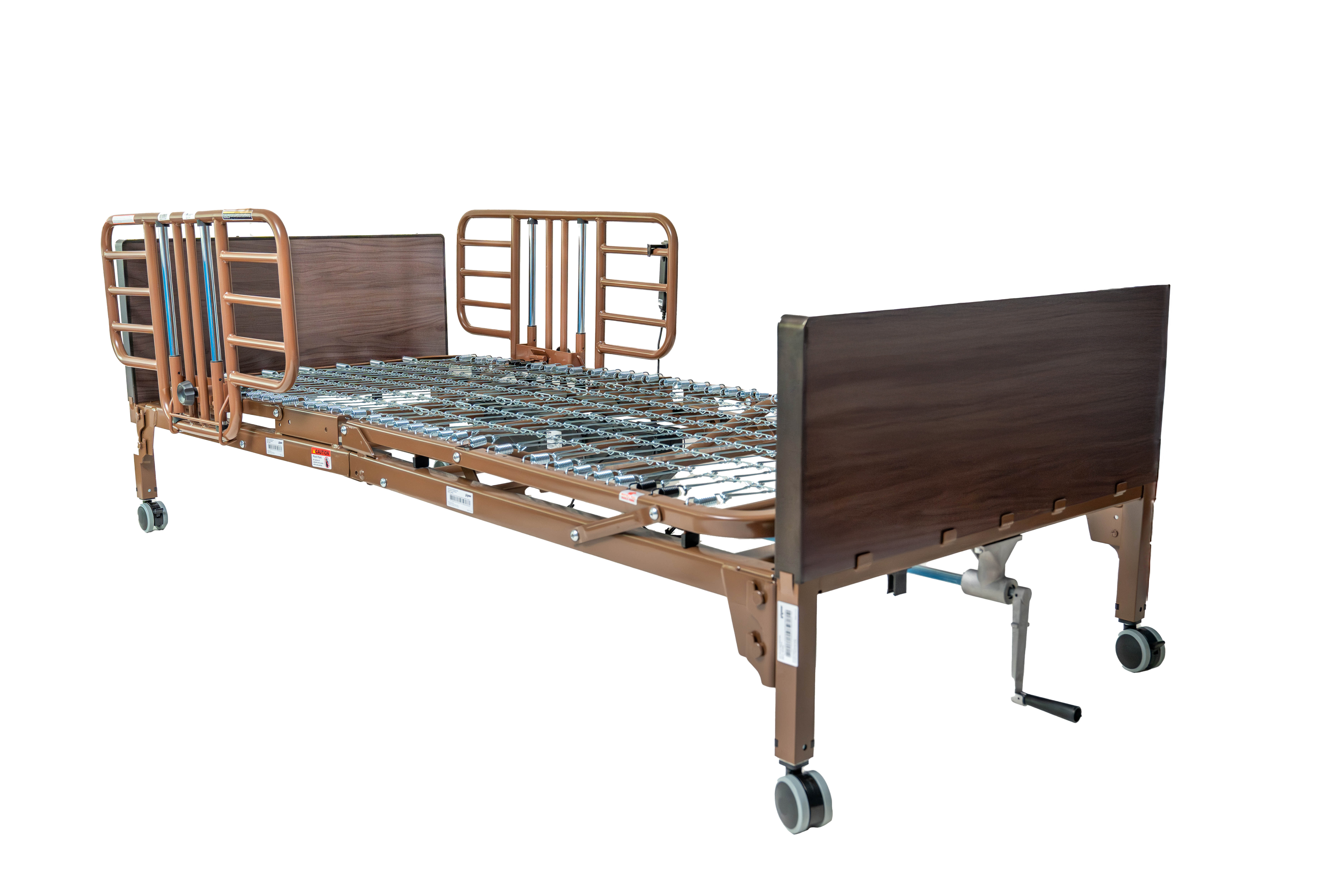 Probasics Single Motor Semi-Electric Lightweight Bed Package with Half Rails and Group 1 Boxed ...